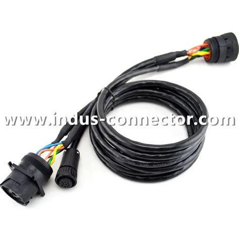 Heavy Duty Connector J Pin Amphenol Connector Diagnostic Cable For Vehicle Buy
