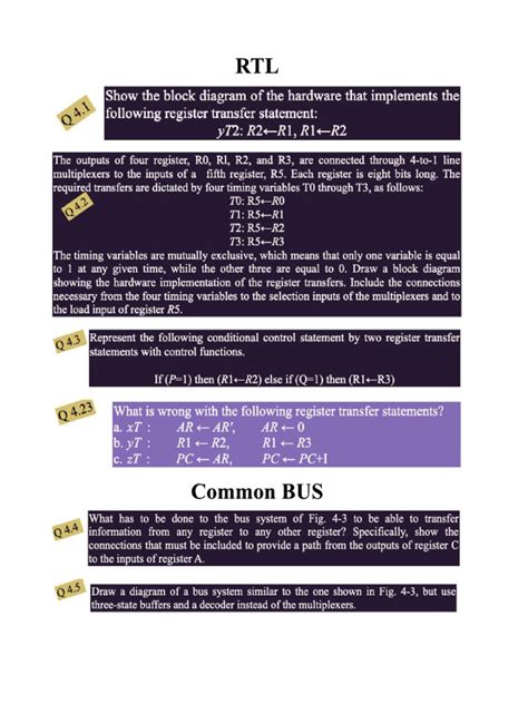Coa Unit 1 Numericals Ques Pdf