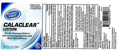 Calaclear Pramoxine Hydrochloride And Zinc Acetate Lotion