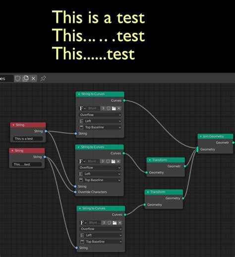 Text Mograph Nodes Design 124 By Ecke101 Geometry Nodes