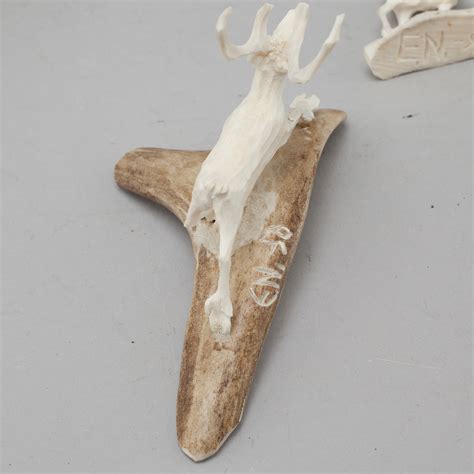 Erik Norberg Samt Martin StenstrÖm Figurer 4 St Monogramsignerade