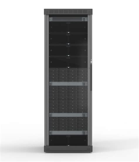 premium photo 3d rendering server computer on white background