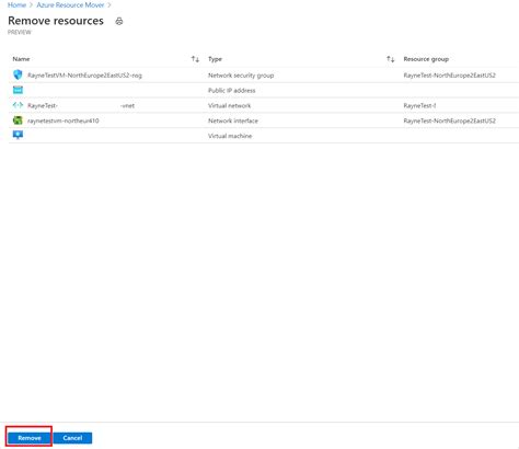 Remove Resources From A Move Collection In Azure Resource Mover Microsoft Learn