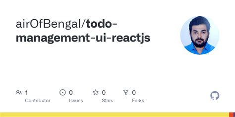 Github Airofbengaltodo Management Ui Reactjs