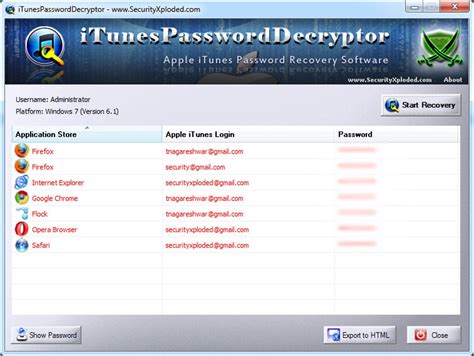 Itunes Password Decryptor Download