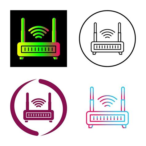 Wifi Router Vector Icon 34674179 Vector Art At Vecteezy