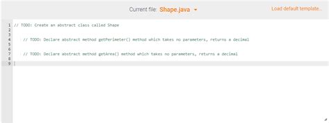 Solved 1110 Lab Shapes Abstract Write An Abstract