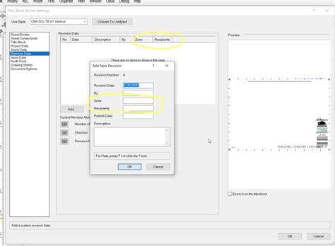 Vw2023 Title Block Revision Fields Troubleshooting Vectorworks