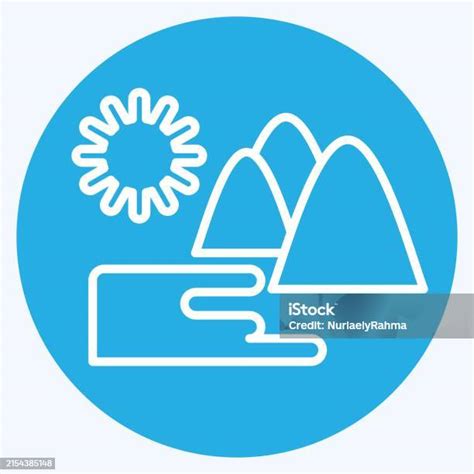 아이콘 자연 공원 도시 기호와 관련이 있습니다 파란 눈 스타일 심플한 디자인 일러스트레이션 0명에 대한 스톡 벡터 아트 및 기타