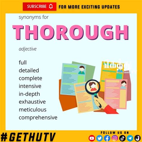 Gethu Tv A Thorough Action Or Activity Is One That Is