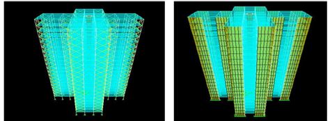 Bracing And Shear Wall At Comer Of The Building