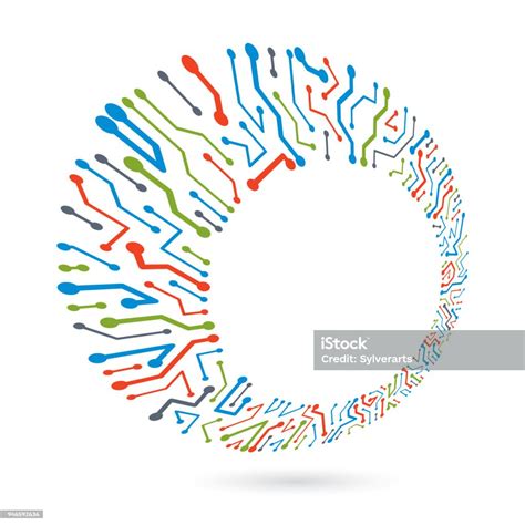 벡터 회로 보드 기술 장치의 전자 부품 컴퓨터 마더보드 자동 제어 추상화 빈 복사공간 전자 마이크로프로세서입니다 0명에 대한
