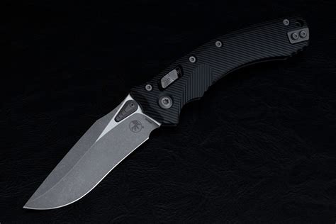 Microtech Knives Amphibian Ram Lok Manual Knife Apocalyptic Blade W