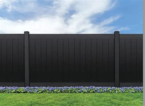 Black Vinyl Privacy Fence Gates