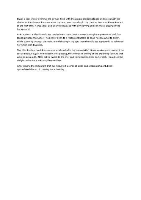 Afrikaans Essay It Is About Something It Was A Cool Winter Evening The Air Was Filled With
