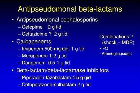 Beta Lactam Antibiotics For Community Acquired Pneumonia