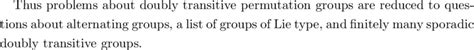 1 transitive permutation representations of sporadic simple groups
