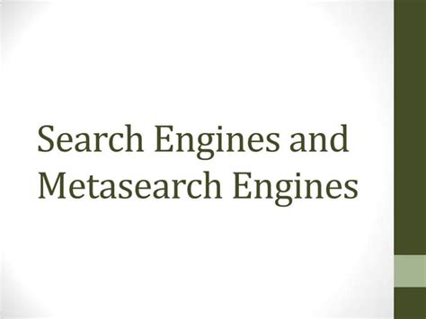 Search Engines Powerpoint Pptx