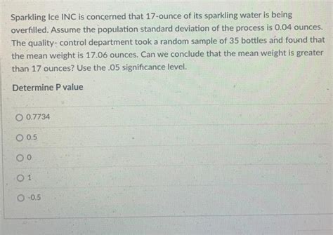 Solved A Random Sample Of Five Resulted In The Following