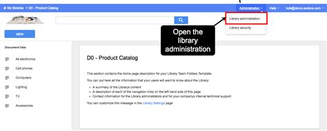 configure your library s general settings aodocs knowledge base