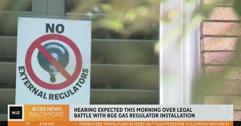 Judge To Hear Complaints Wednesday In Bge Feud Over Gas Regulators Cbs Baltimore
