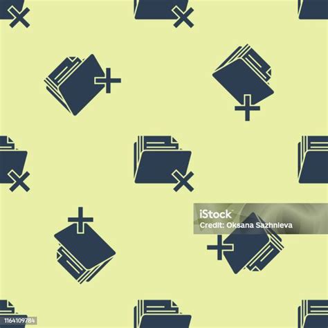 파란색 삭제 폴더 아이콘 흰색 배경에 원활한 패턴을 격리 휴지통이 있는 폴더입니다 삭제 또는 오류 폴더 컴퓨터 정보 폴더를 닫습니다 벡터 일러스트레이션 0명에 대한 스톡