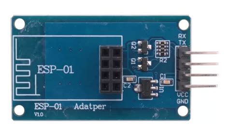 módulo adaptador inalámbrico esp 01 esp8266 serial wi fi 3 3 cuotas