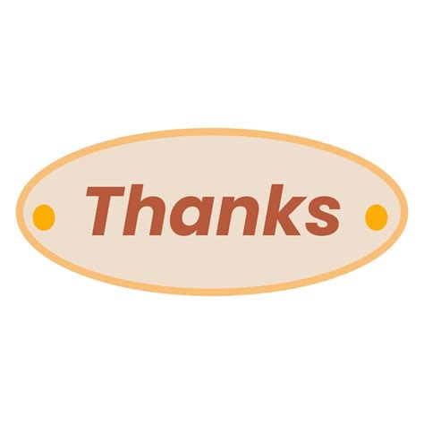 Premium Vector Thanks Retro Style Sticker