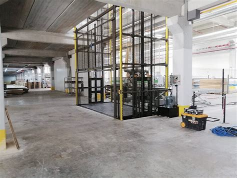 Double Sided Hydraulic Load Platforms Freight Elevators Teknoart Asansör