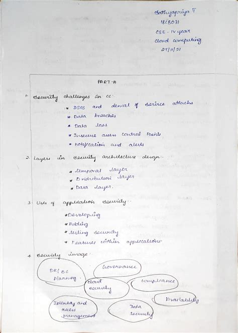 18cs031 Cloud Computing Model Cloud Computing CS8791 Studocu