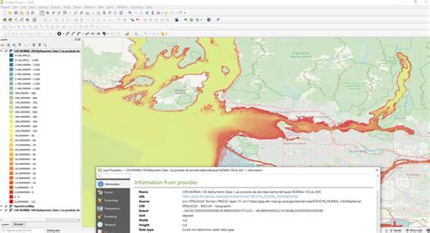 Wms Problem With Importing Nonna 100 Bathymetry Data Into Qgis Geographic Information