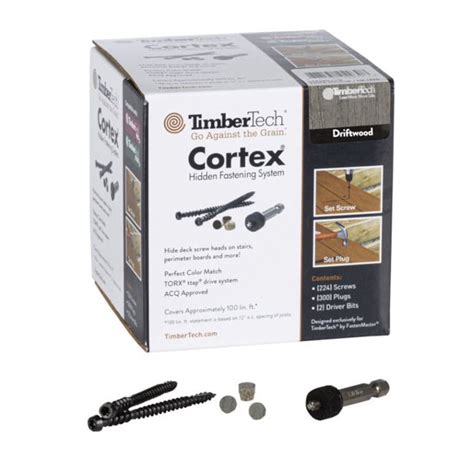 Cortex Timbertech Reserve Driftwood 100lf At Jaeger Lumber Other Fasteners And Picture Hooks
