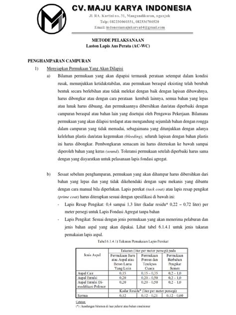 Metode Pelaksanaan Ac Wc L Pdf