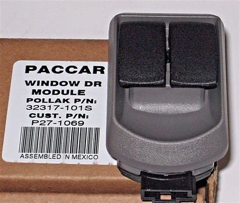 Genuine Paccar Kenworth Dual Window Switch P N P27 1069 Okne Mx