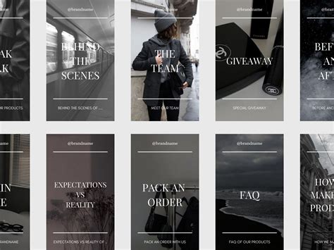 Minimalist Instagram Reels Cover Templates Canva Editable Digital