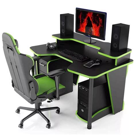 Геймерский стол CNC mebli серия COMFORT с надстройкой и ящиками GT14N ...
