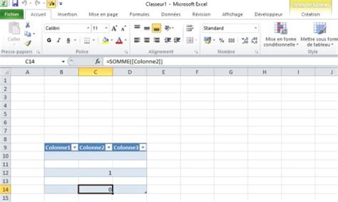 Xl 2010 Comment Faire Une Somme Dans Un Tableau Excel Downloads