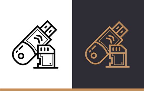 시작 비즈니스에 대 한 데이터 저장 아이콘을 설명 합니다 라인 아이콘 정보 그래픽 인쇄 매체 및 인터페이스에 적합 0명에 대한 스톡 벡터 아트 및 기타 이미지 Istock