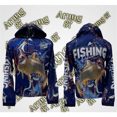 Jual Jersey Baju Mancing Dewasa Jersey Mancing Bahan Drifit Shopee