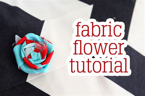 Fabric Flower Tutorial Bower Power