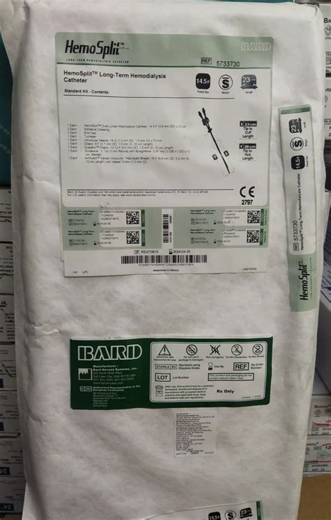 HEMOSPLIT 5733730 BARD, For Hospital at ₹ 12300/piece in New Delhi | ID ...