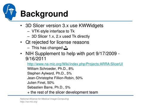 ppt enhancing 3d slicer with qt based widgets powerpoint presentation