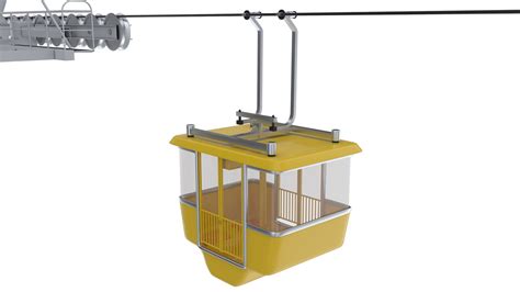 Cableway System 3d Model Turbosquid 2205636
