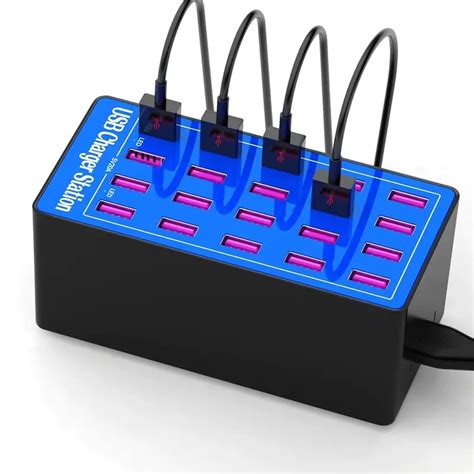 Ports Usb Charger Station W A Charging Station Multiport Smartphone Tablet Products From