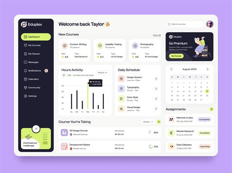 Educational Dashboard Design In 2025 Dashboard Design Dashboard Design Template Ui Design