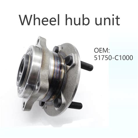 Front Axle Wheel Hub Bearing Unit For Hyundai Kia 51750 C1000 Wheel