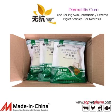 Treatment For Pig Swine Skin Dermatitis Eczema Scabies Ear Necrosis