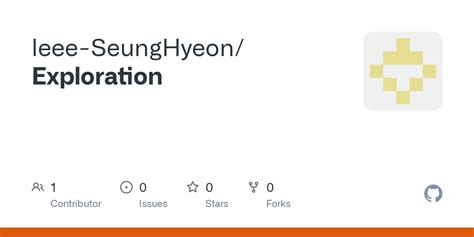 GitHub Leee SeungHyeon Exploration