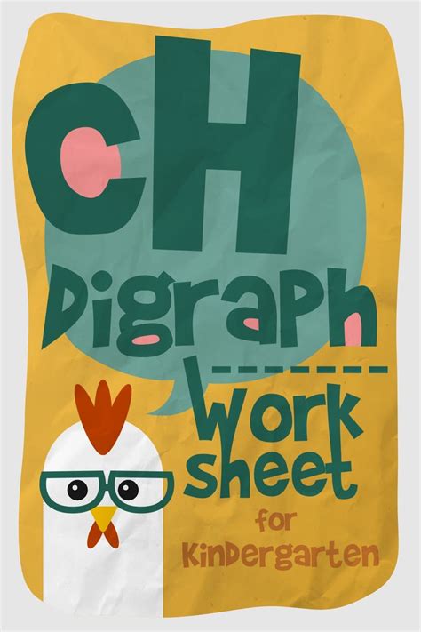 16 Ch Digraph Worksheets For Kindergarten Digraphs Worksheets Digraph Kindergarten Worksheets