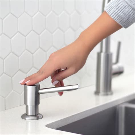 Hand Soap Dispenser Under The Kitchen Sink